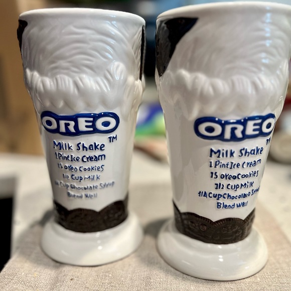 Houston Harvest | Kitchen | Vintage Oreo Milkshake Mugs Set Of 2 | Poshmark